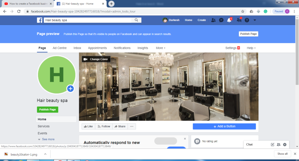 6 Steps to Create a Perfect Facebook Business Page. - V&D Global Solutions